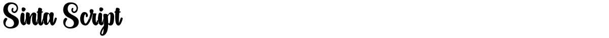 Sinta Script 在线预览-免费下载字体 - 我字网